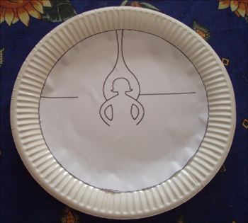 Ángel de papel Navidad paso 1 | Manualidades para niños